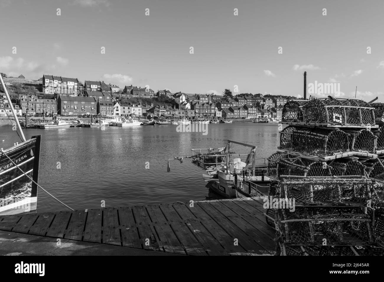 Landscape photo of Whitby in North Yorkshire Stock Photo - Alamy