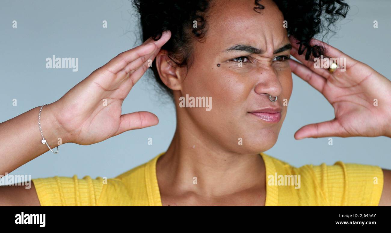 Portrait persistent woman in hi-res stock photography and images - Alamy