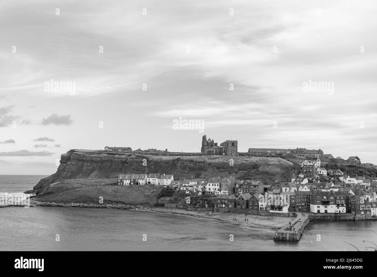 Landscape photo of Whitby in North Yorkshire Stock Photo - Alamy
