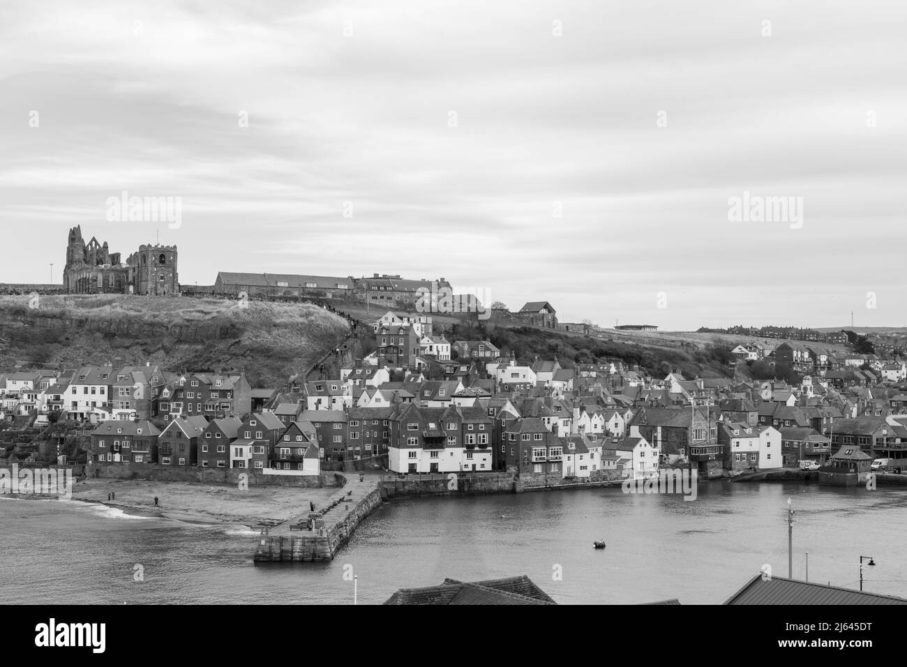 Landscape photo of Whitby in North Yorkshire Stock Photo - Alamy