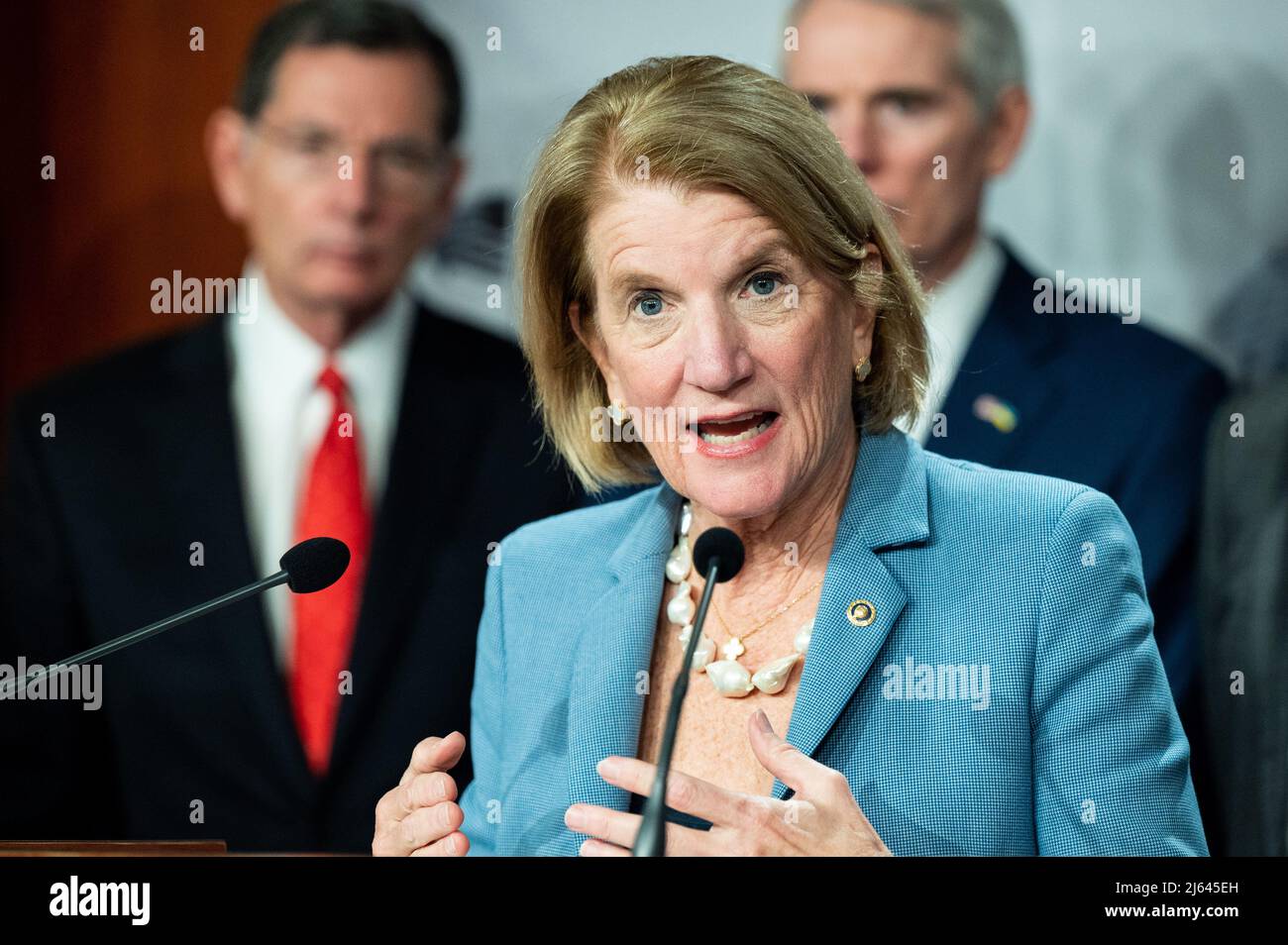 Washington, U.S. 27th Apr, 2022. U.S. Senator Shelley Moore Capito (R ...