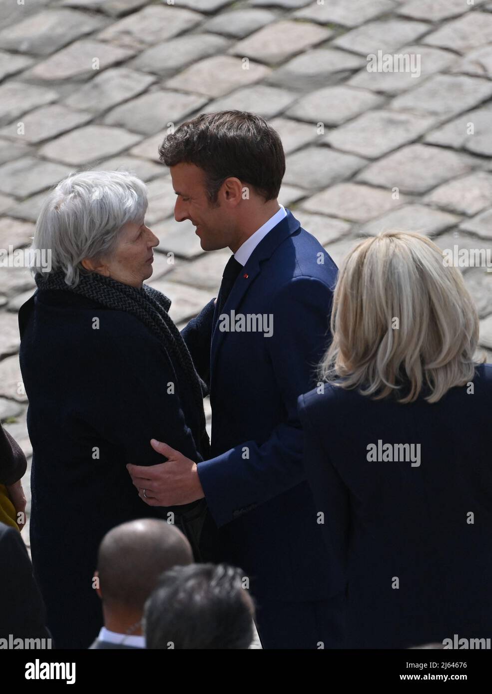 Paris, France. 27th Apr, 2022. .French President Emmanuel Macron ...
