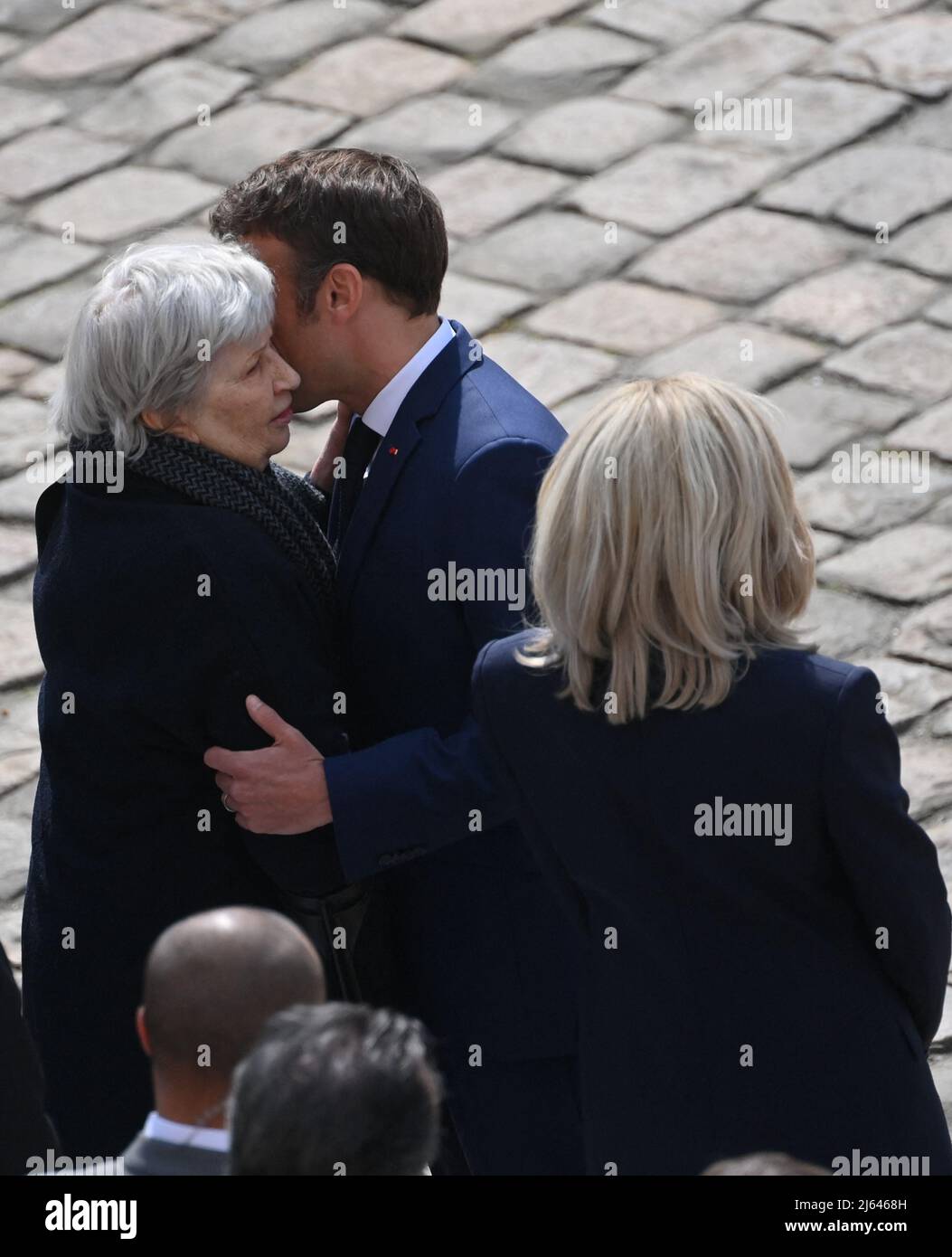 Paris, France. 27th Apr, 2022. .French President Emmanuel Macron ...