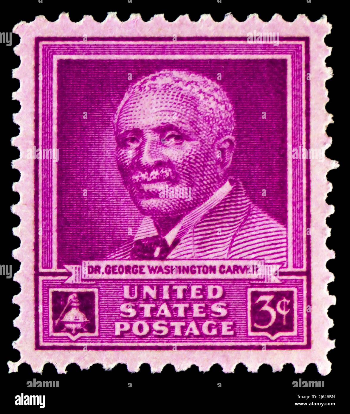 MOSCOW, RUSSIA - MARCH 27, 2022: Postage stamp printed in USA shows Dr ...