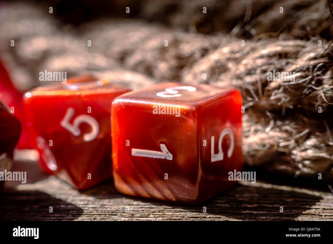 Orange dice hi-res stock photography and images - Alamy