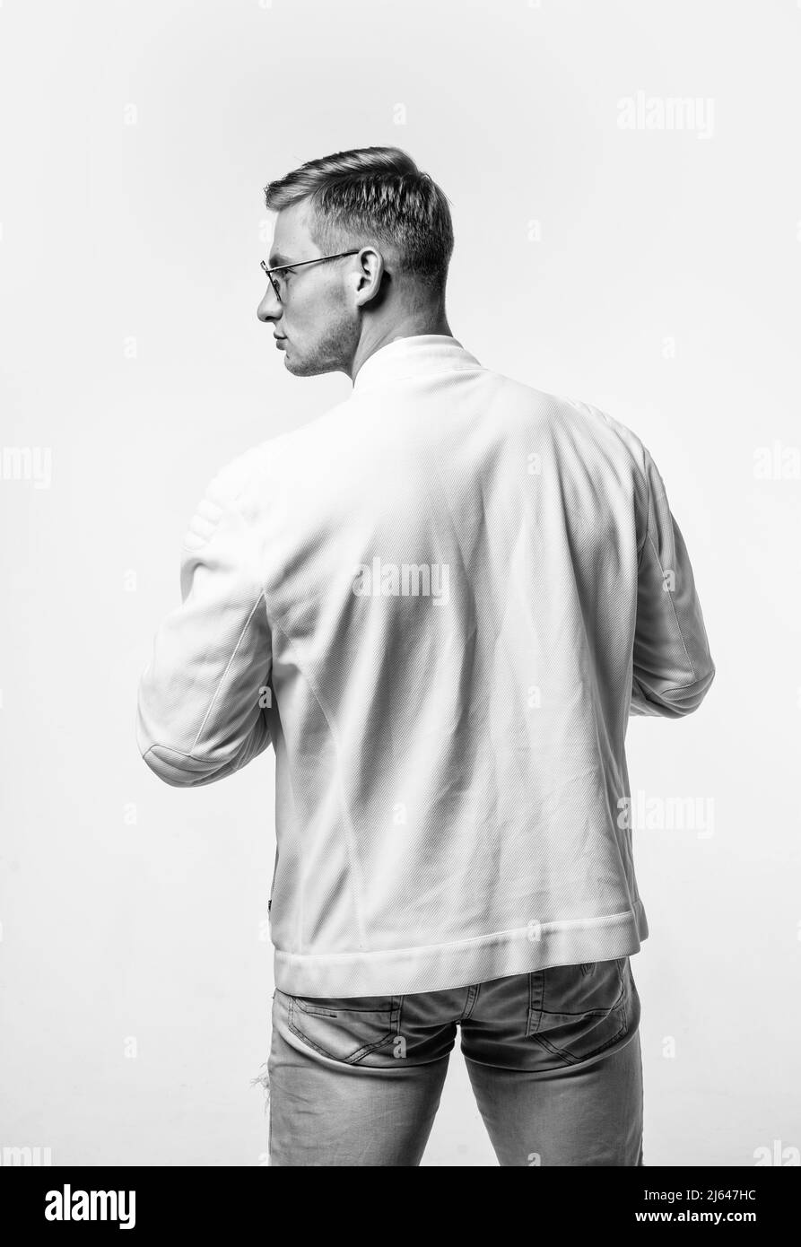 Masculine attire Black and White Stock Photos & Images - Alamy