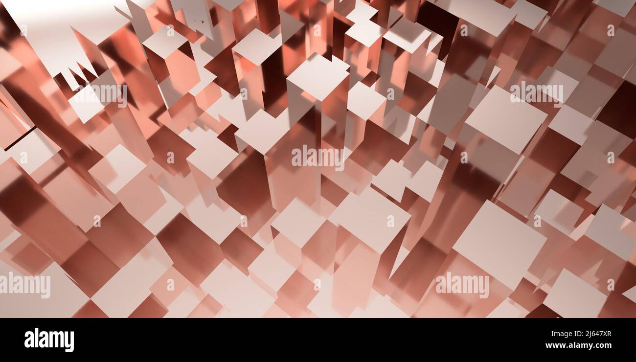 cubic modern 3d-illustration background wallpaper Stock Photo - Alamy