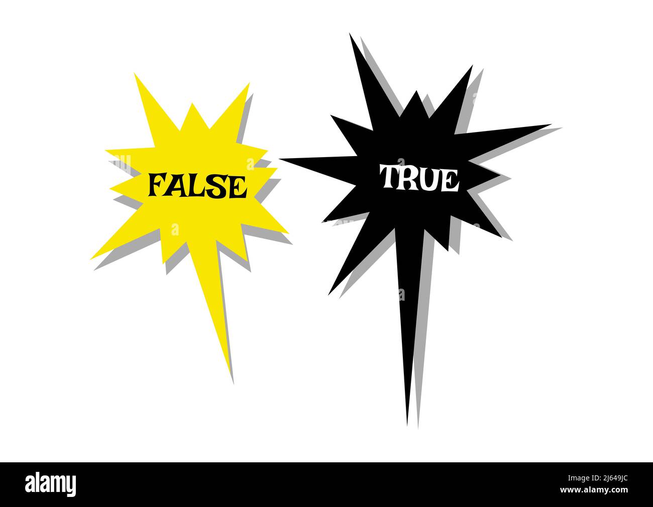 Message false versus true hi-res stock photography and images - Alamy