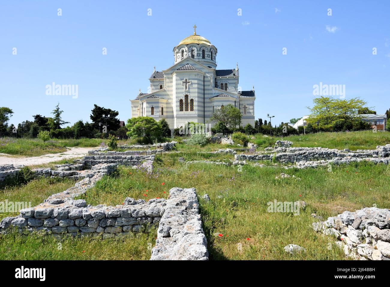 Vladimir Cathedral in Chersonesos - the Orthodox Church of the Moscow ...
