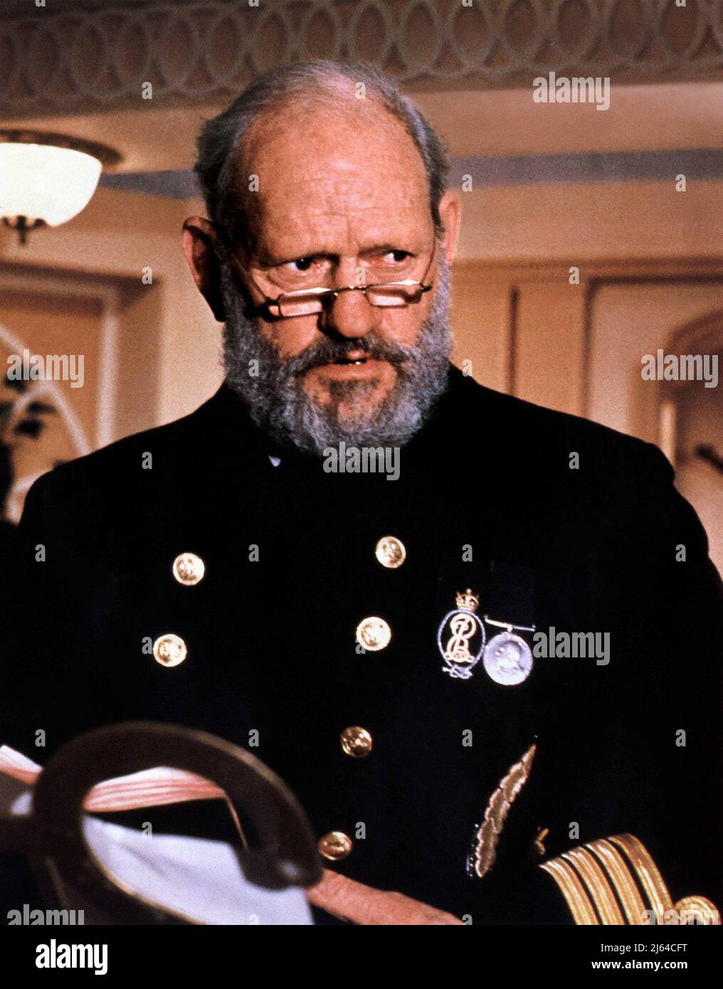 HARRY ANDREWS, S.O.S. TITANIC, 1979 Stock Photo - Alamy
