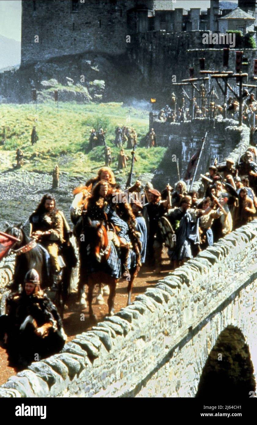 MEDIAEVAL SCENE, HIGHLANDER, 1986 Stock Photo - Alamy