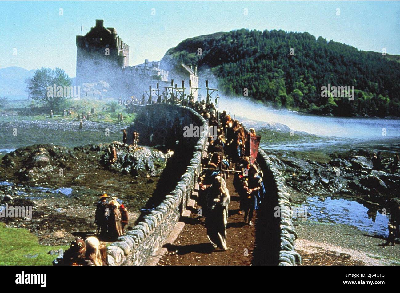 MEDIAEVAL SCENE, HIGHLANDER, 1986 Stock Photo - Alamy