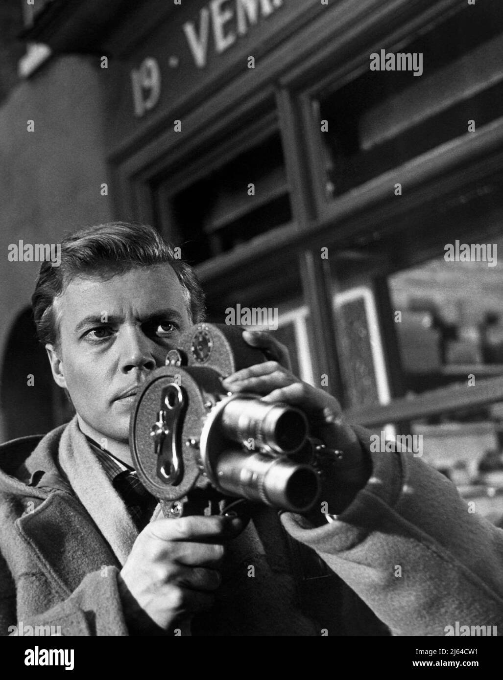 KARLHEINZ BÃ–HM, PEEPING TOM, 1960 Stock Photo - Alamy