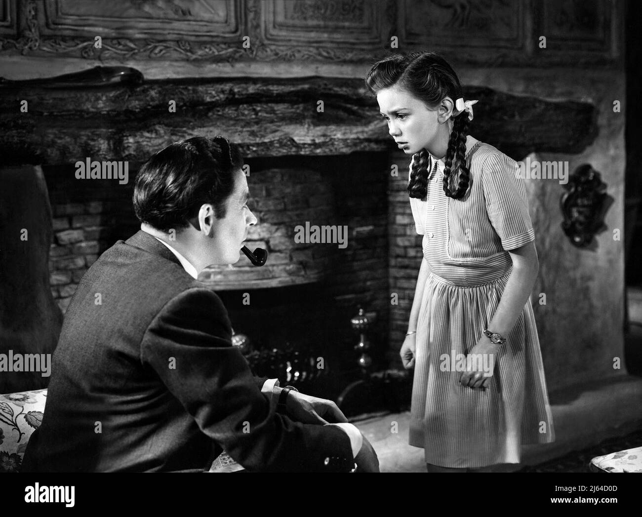 LEO GENN, JANETTE SCOTT, NO PLACE FOR JENNIFER, 1950 Stock Photo - Alamy
