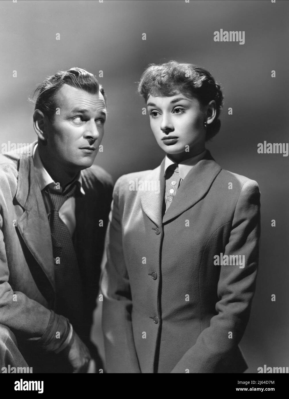 NIGEL PATRICK, AUDREY HEPBURN, YOUNG WIVES TALE, 1951 Stock Photo - Alamy