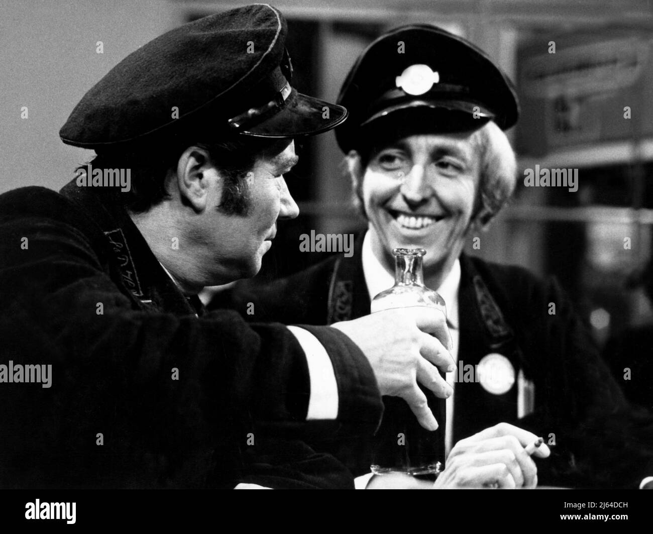 On the buses reg varney hi-res stock photography and images - Alamy