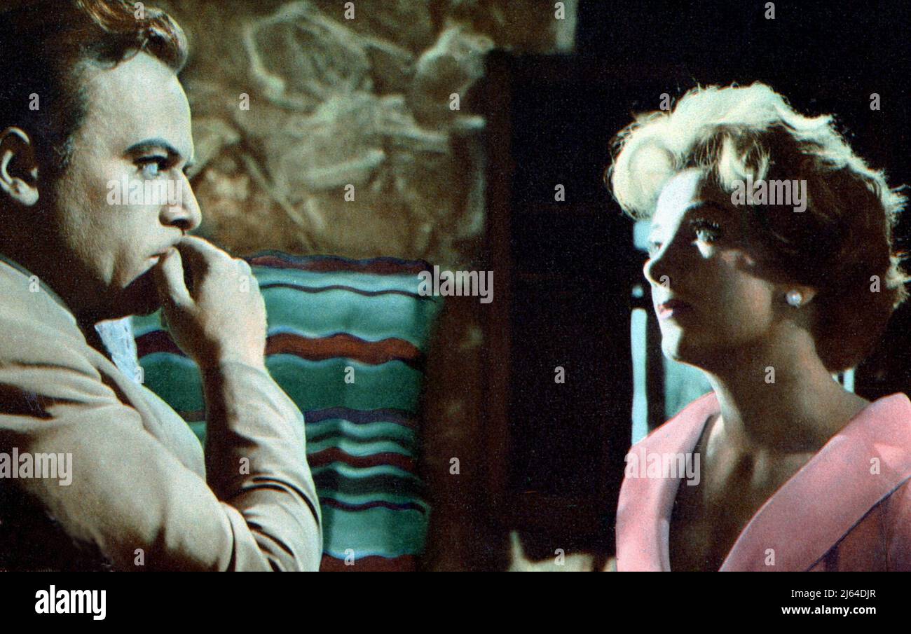 HERBERT BAXTER, ANNE BAXTER, CHASE A CROOKED SHADOW, 1957 Stock Photo ...