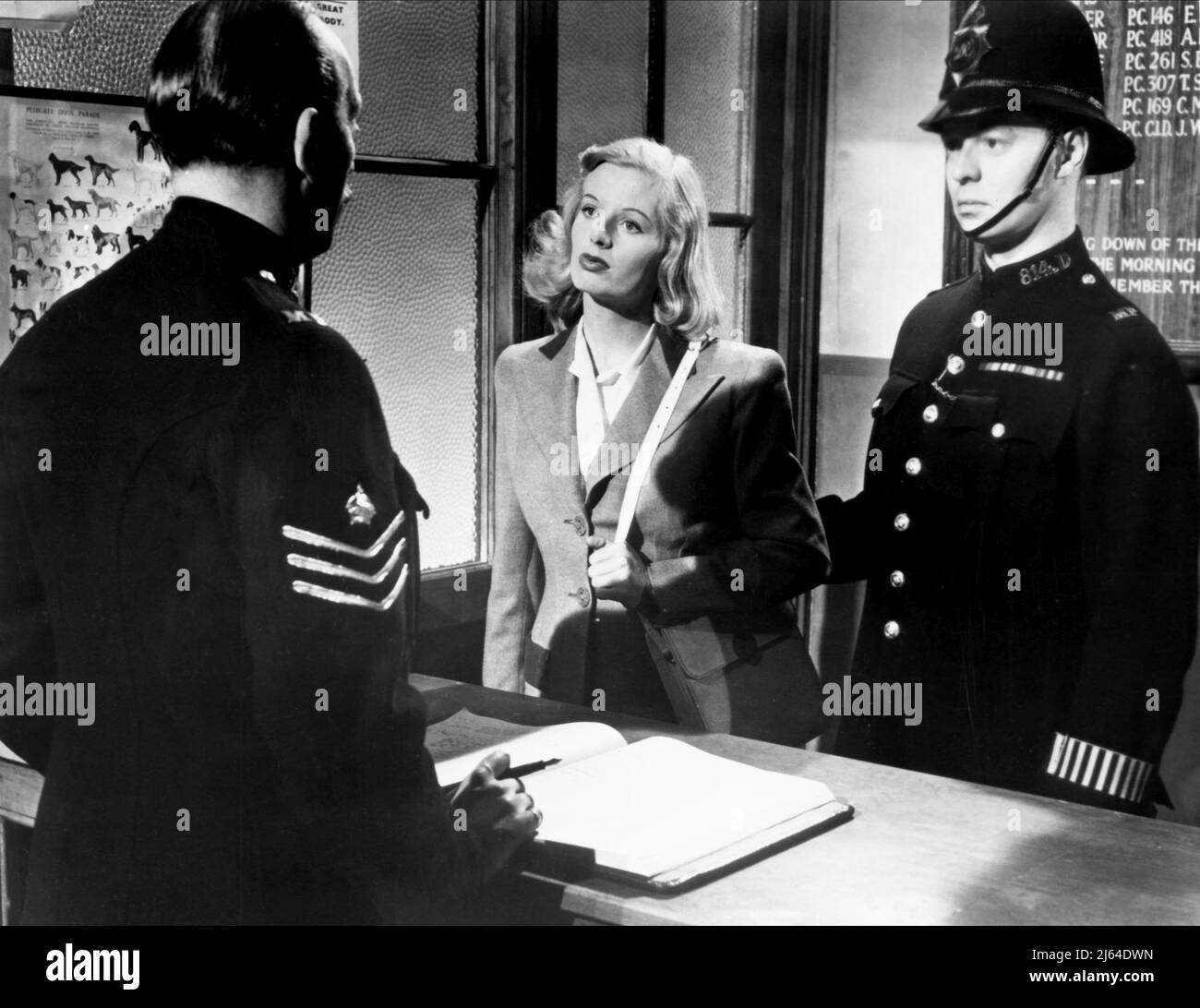 MORTON,EVANS,HANLEY, THE BLUE LAMP, 1950 Stock Photo - Alamy