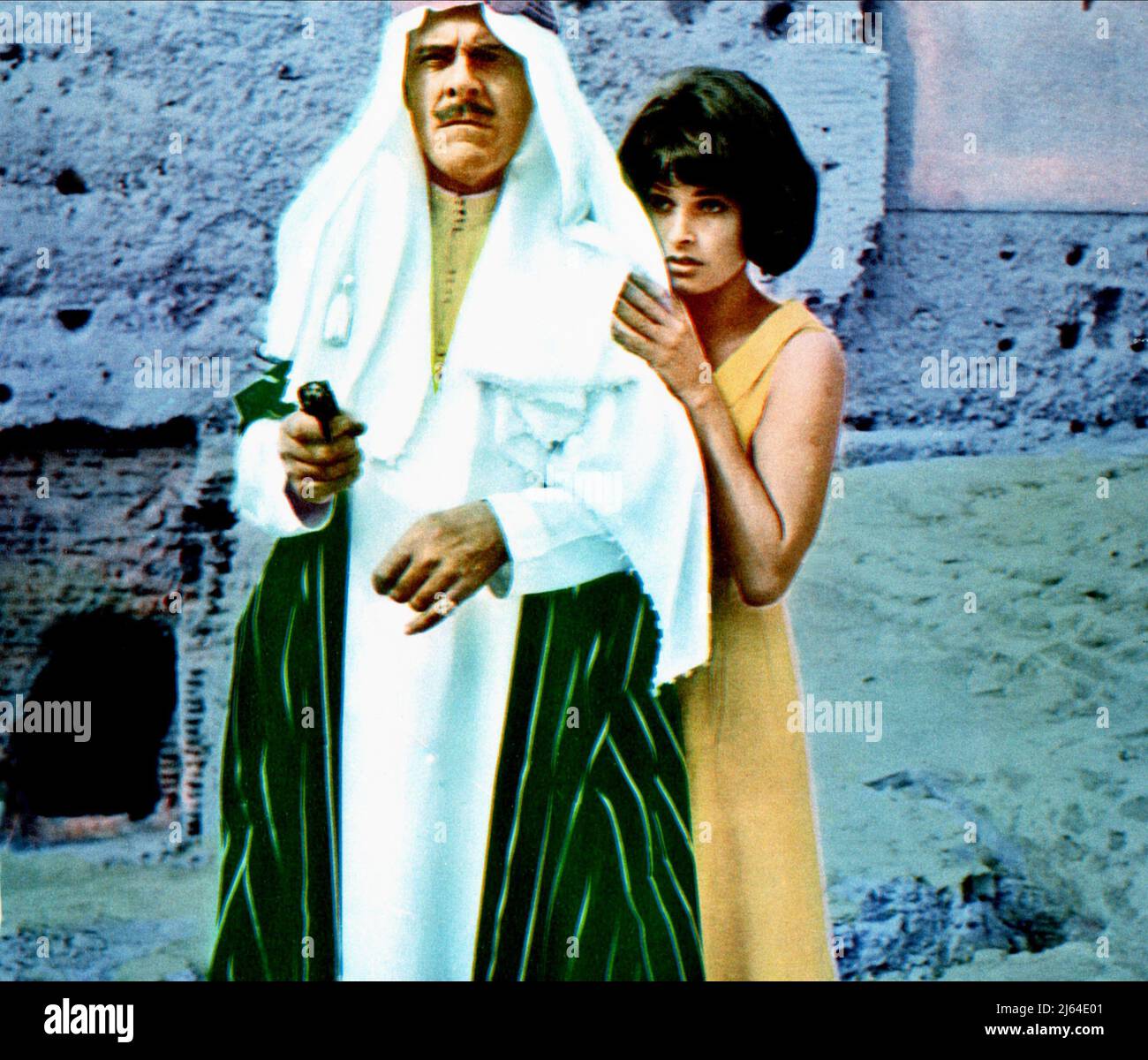 TERRY-THOMAS, SENTA BERGER, OUR MAN IN MARRAKESH, 1966 Stock Photo - Alamy