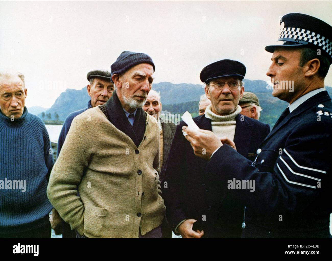 SCENE WITH EDWARD WOODWARD, THE WICKER MAN, 1973 Stock Photo - Alamy