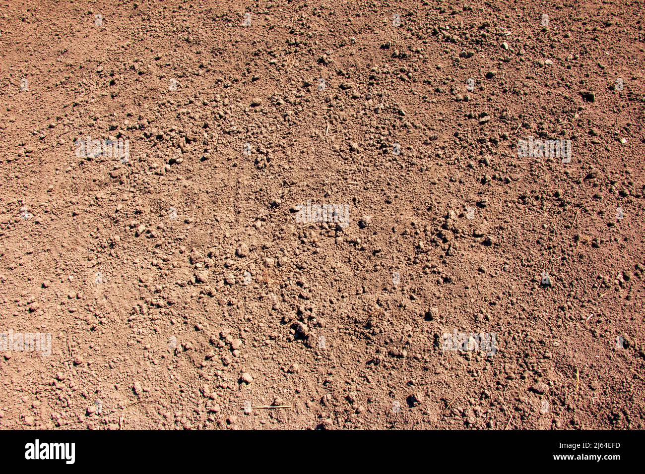 Soil texture. The soil is prepared for planting in spring Stock Photo ...