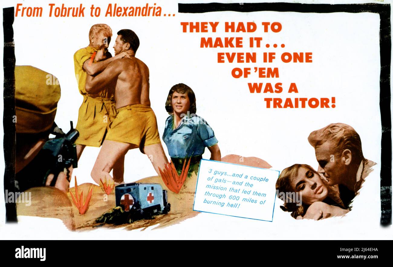 MILLS,QUAYLE,POSTER, ICE COLD IN ALEX, 1958 Stock Photo - Alamy