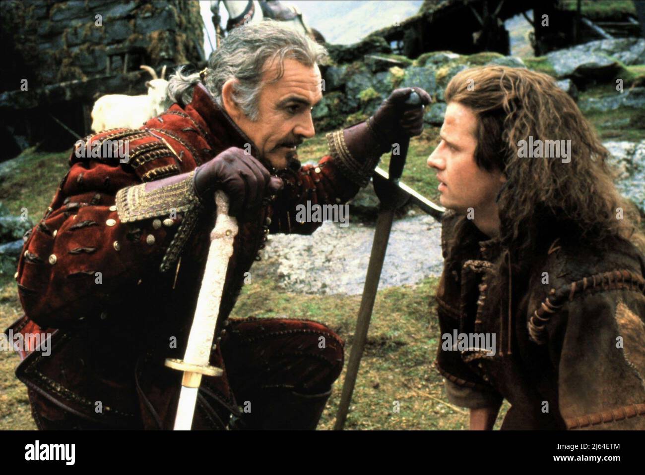 CONNERY,LAMBERT, HIGHLANDER, 1986 Stock Photo - Alamy