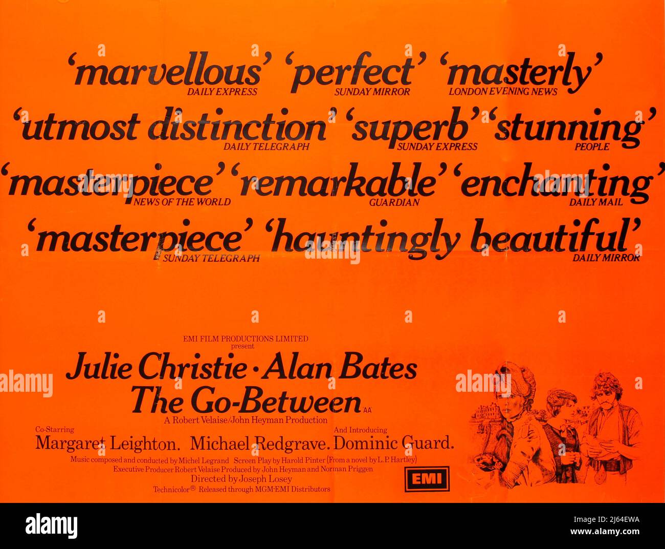 FILM POSTER, THE GO-BETWEEN, 1970 Stock Photo - Alamy