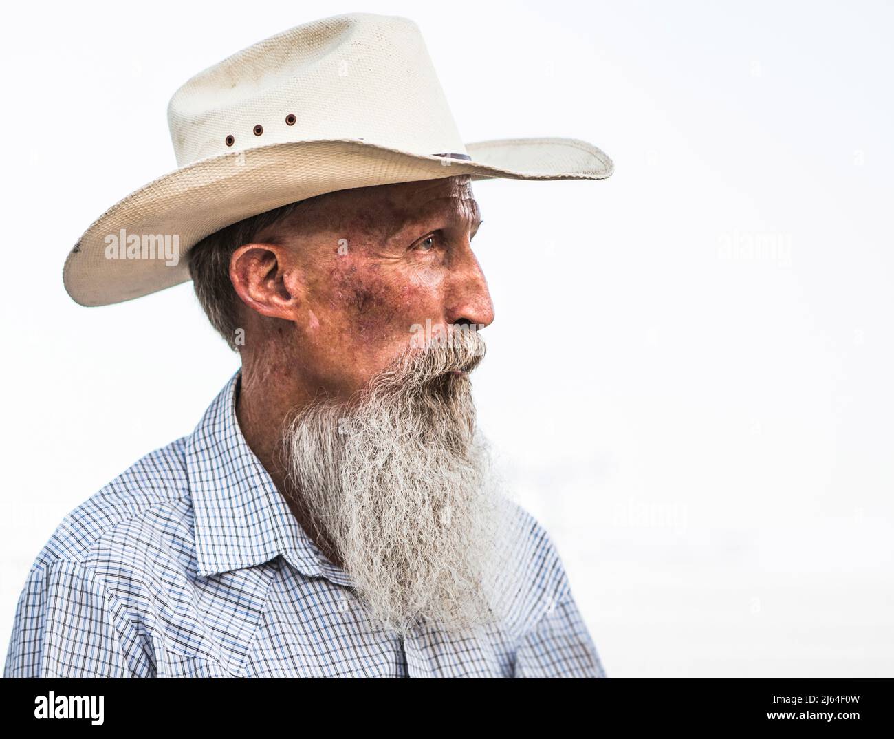 Old cowboy man portrait hi-res stock photography and images - Alamy