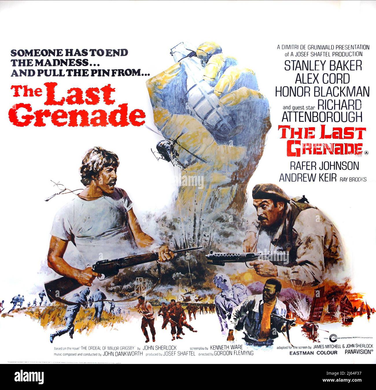 FILM POSTER, THE LAST GRENADE, 1970 Stock Photo - Alamy