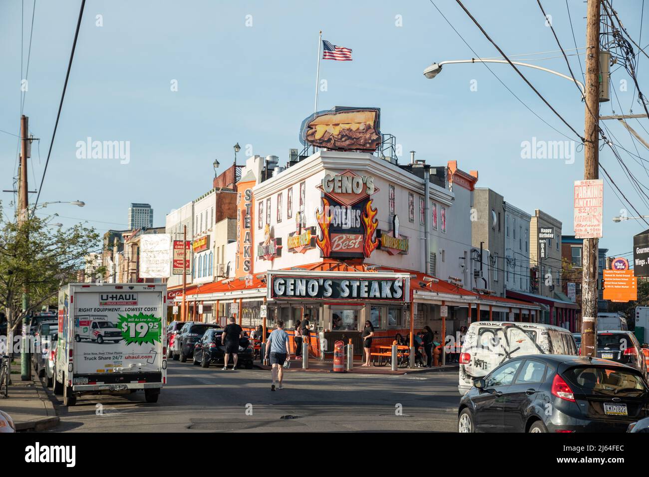 Birthplace of the first philly cheesesteak sandwich Stock Photo - Alamy