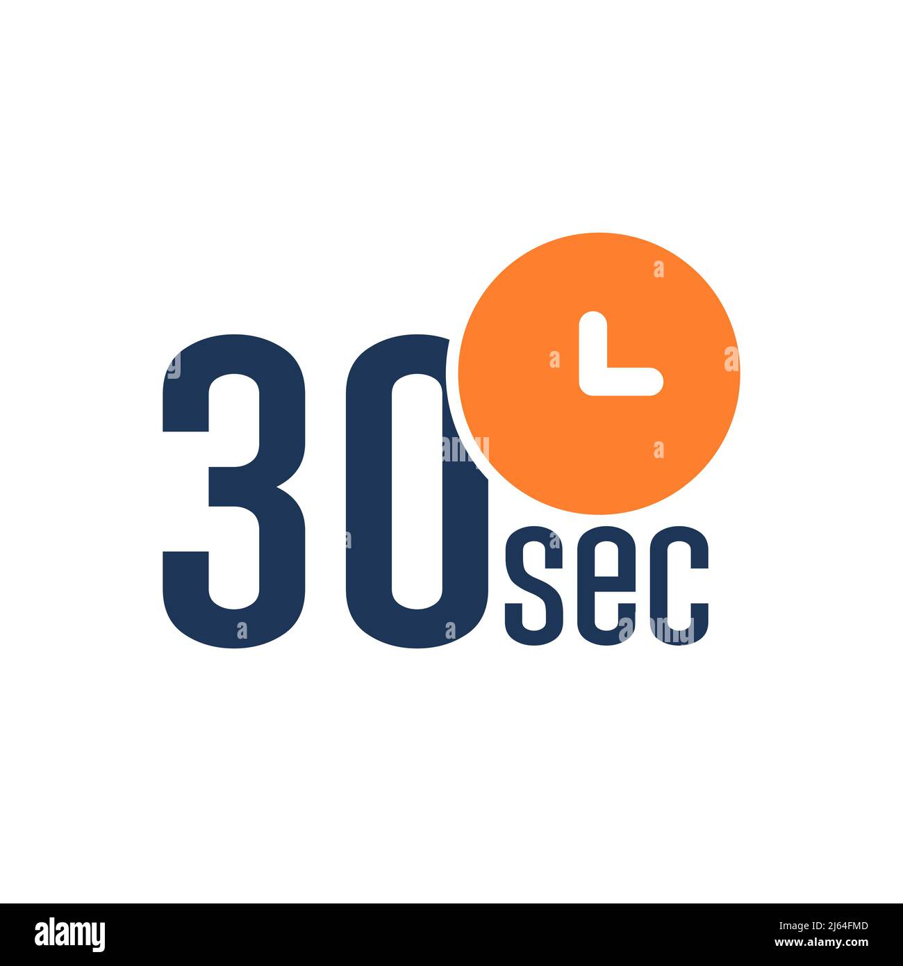 30 seconds Countdown Timer icon set. time interval icons. Stopwatch and time measurement. Stock ...