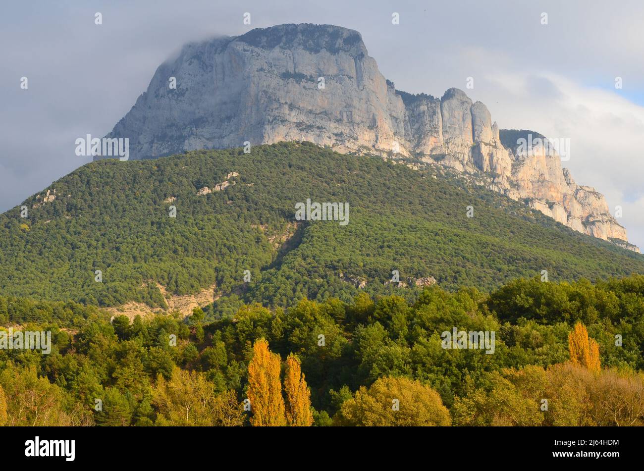 The Peña Montañesa, part of Cotiella limestone massif, Aragonese ...