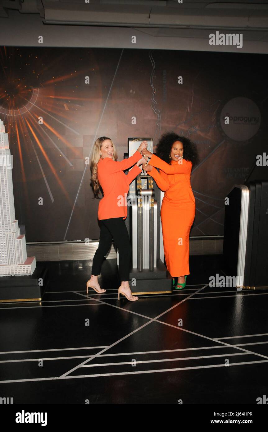 Allie LaForce and Kellee Stewart visit the Empire State Building to ...