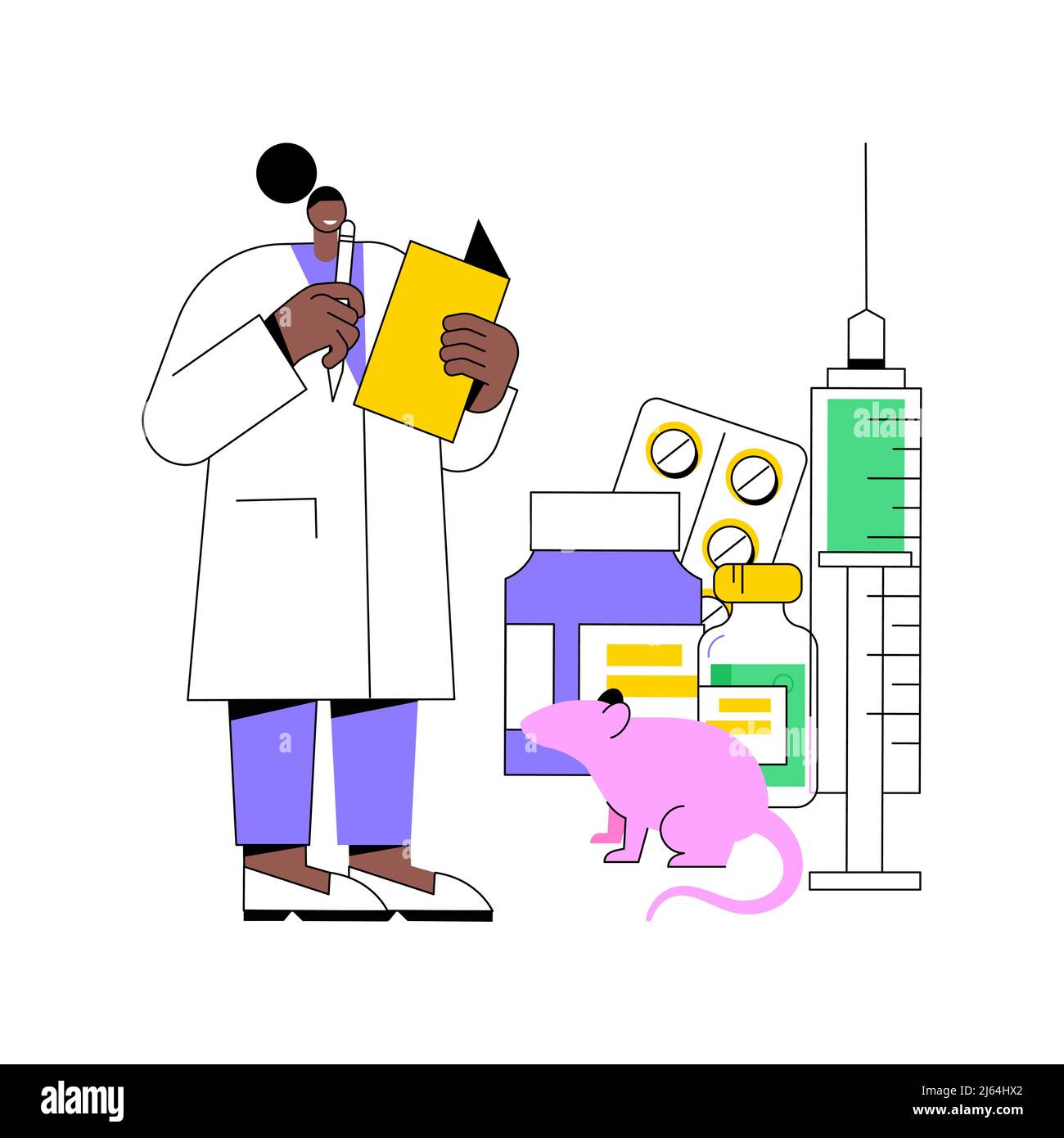 Rabbit lab hi-res stock photography and images - Alamy