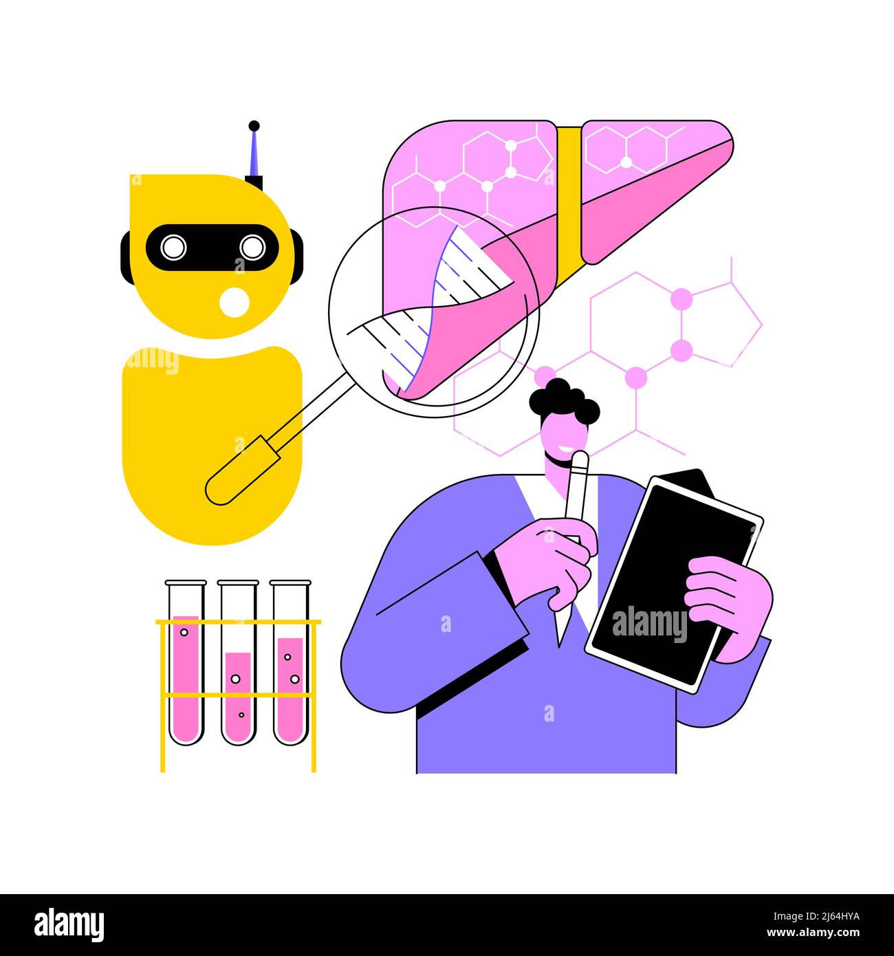 Machine learning in medicine Stock Vector Images - Alamy