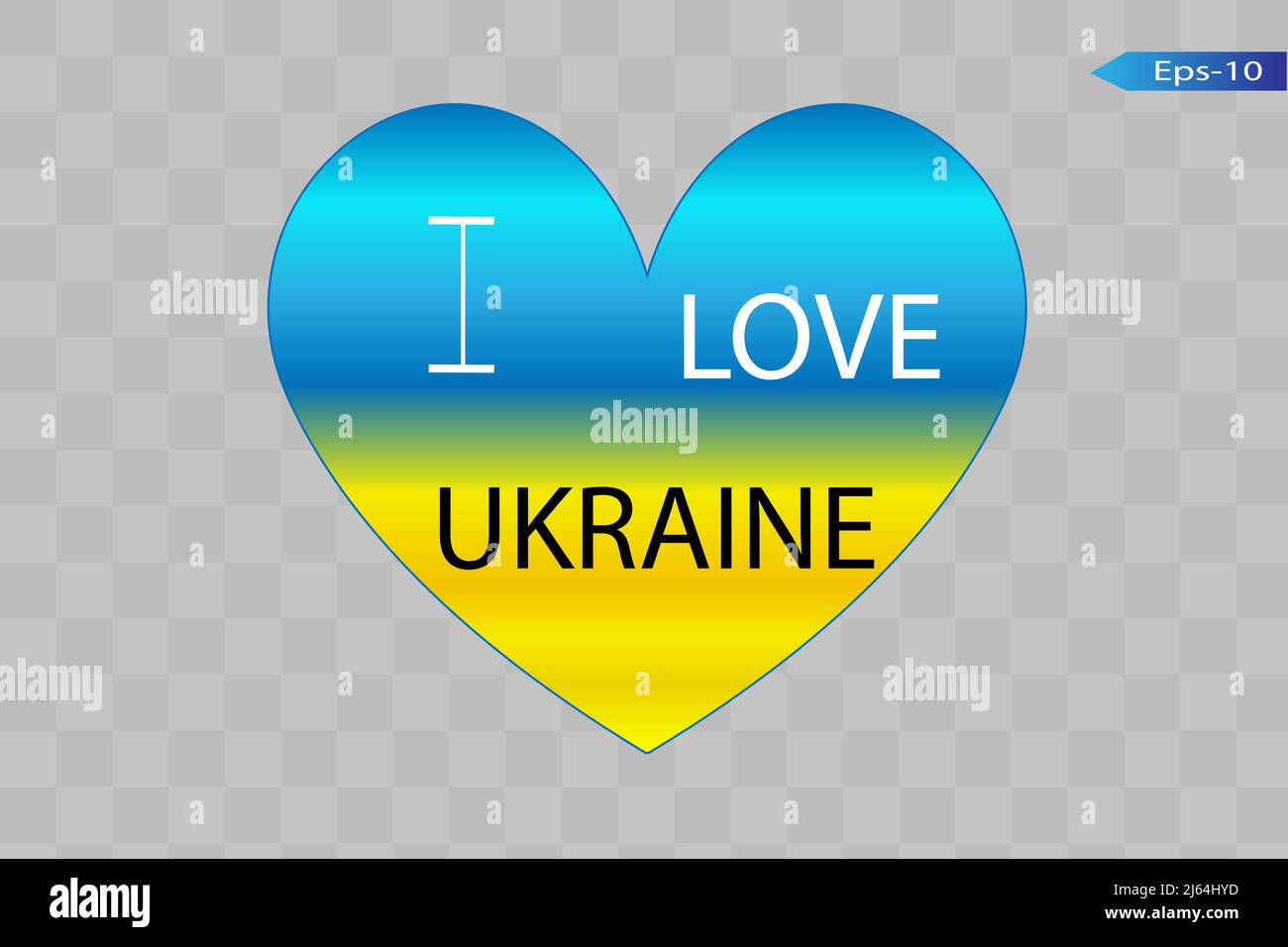 Flag ukraine european union Stock Vector Images - Alamy