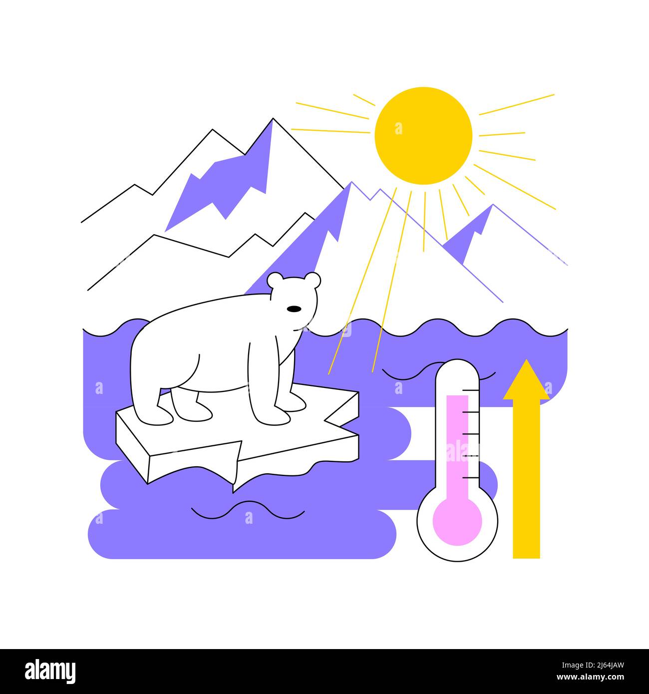 Raising the water level Stock Vector Images - Alamy