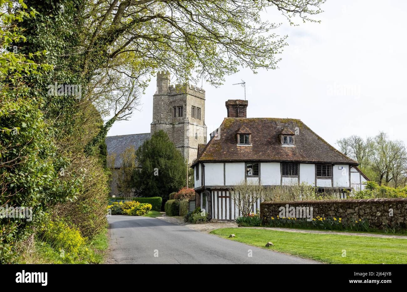 Smarden Pretty Village in Kent Stock Photo - Alamy