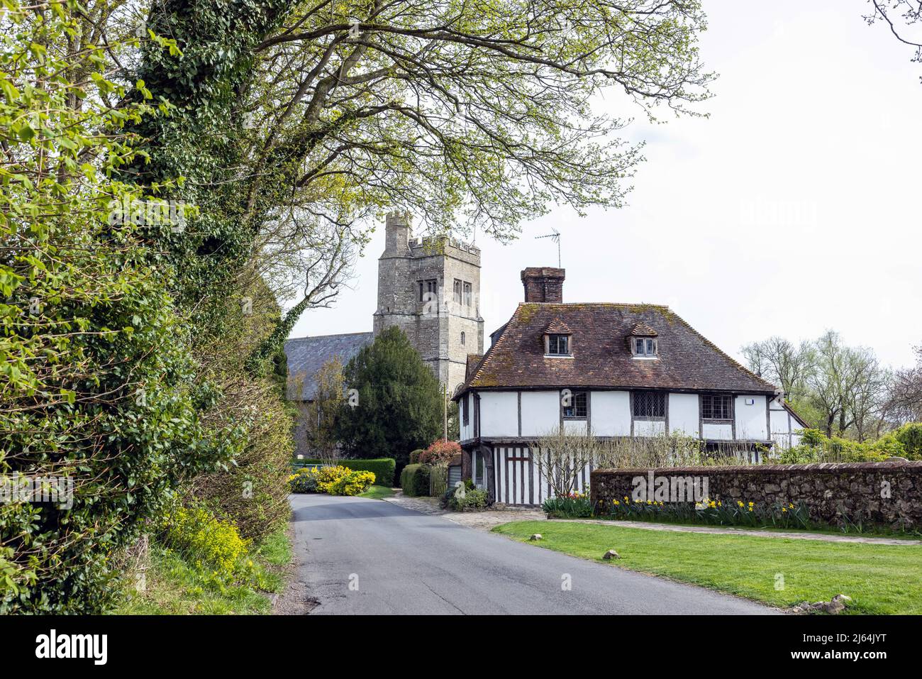 Smarden Pretty Village in Kent Stock Photo - Alamy