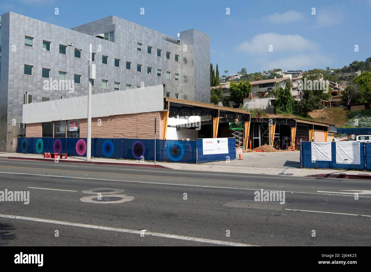 The historic Tower Records building on the Sunset Strip in Los Angeles ...