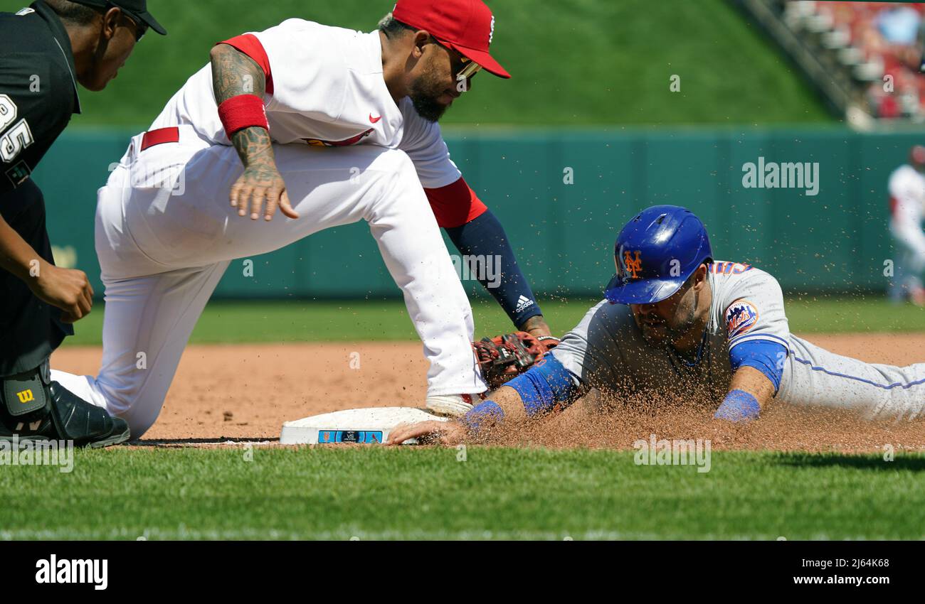 St. Louis, United States. 27th Apr, 2022. St. Louis Cardinals Edmundo ...