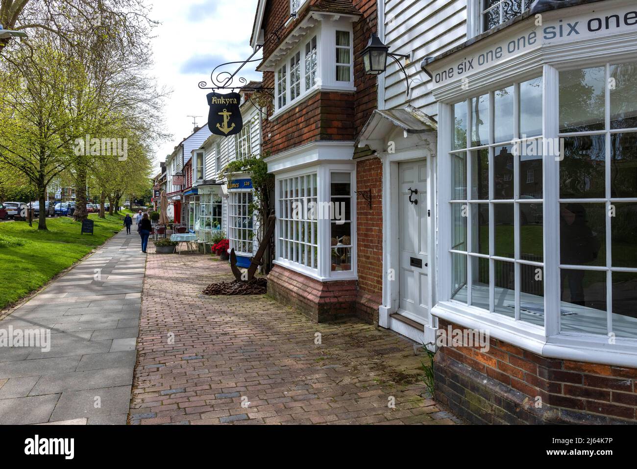 Tenterden village high street Stock Photo - Alamy