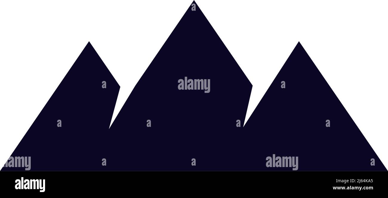 Mountain icon logo design vector template Stock Vector Image & Art - Alamy