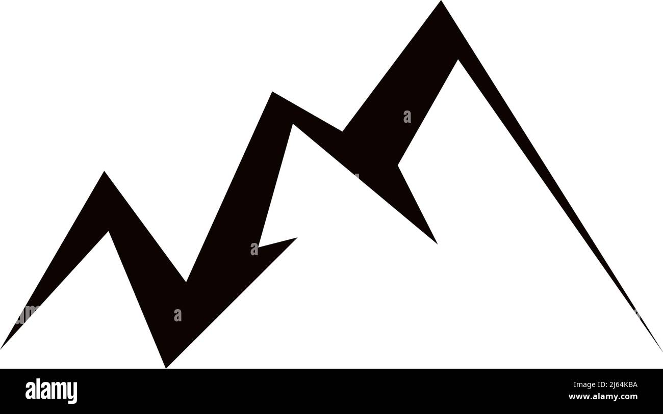 Mountain icon logo design vector template Stock Vector Image & Art - Alamy