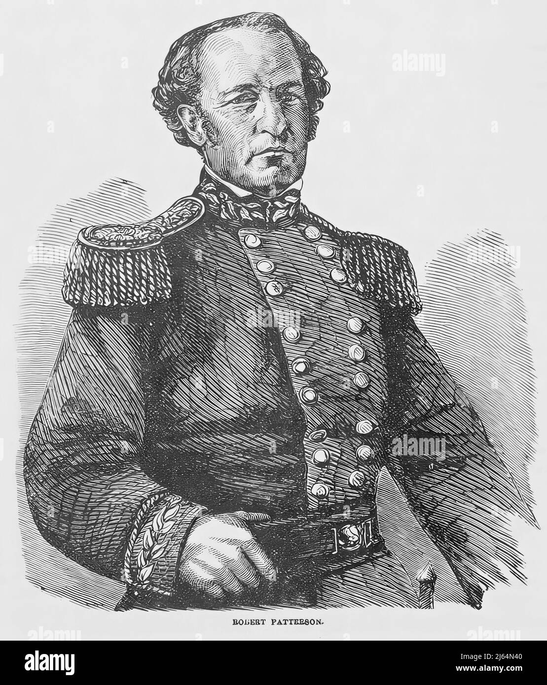 Portrait of Robert Patterson, Union Army General in the American Civil ...