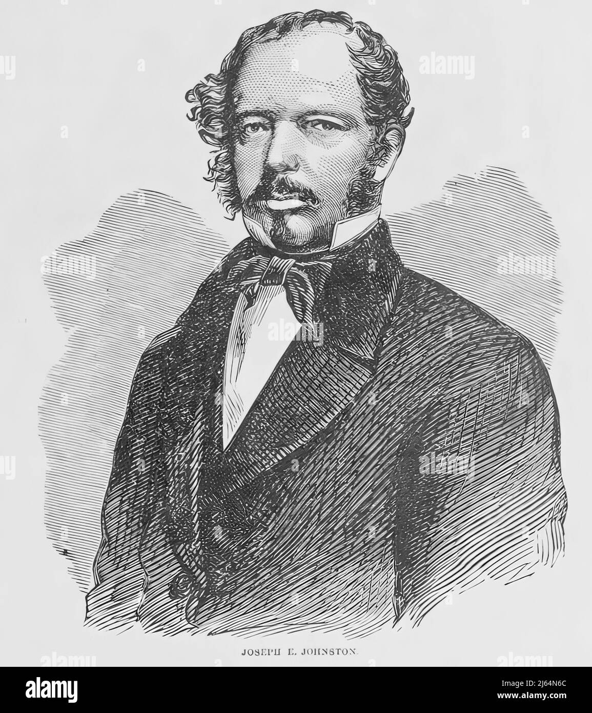 Portrait of Joseph Eggleston Johnston, Confederate Army General in the ...