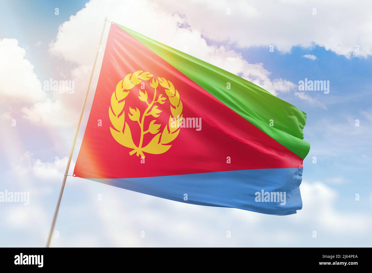 Eritrean Blue Flag