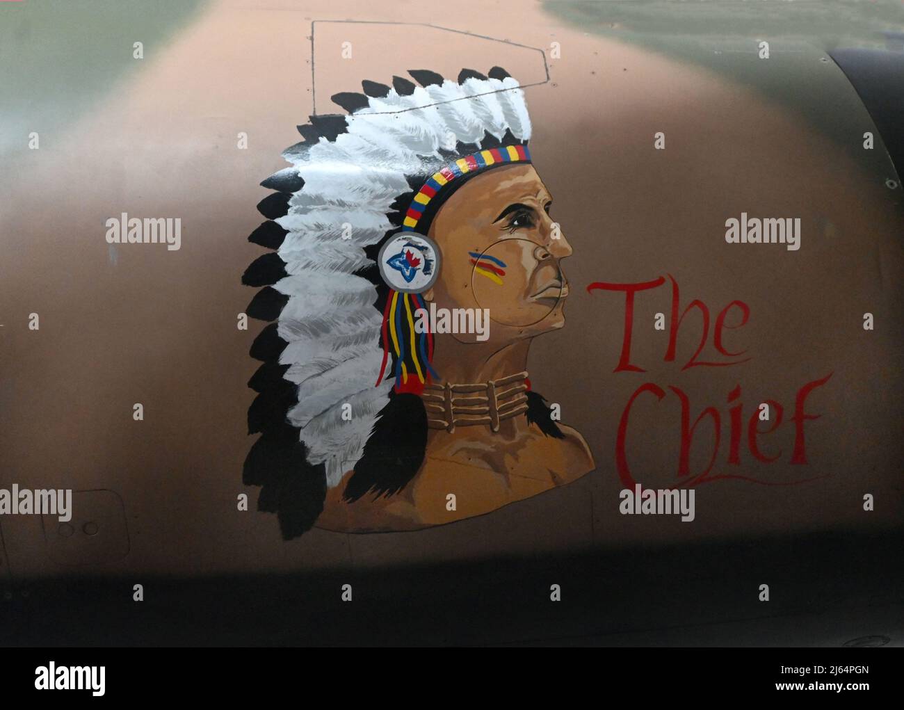 EMBLEM ON US JET FIGHTER PLANE -IMPERIAL WAR MUSEUM,DUXFORD Stock Photo ...