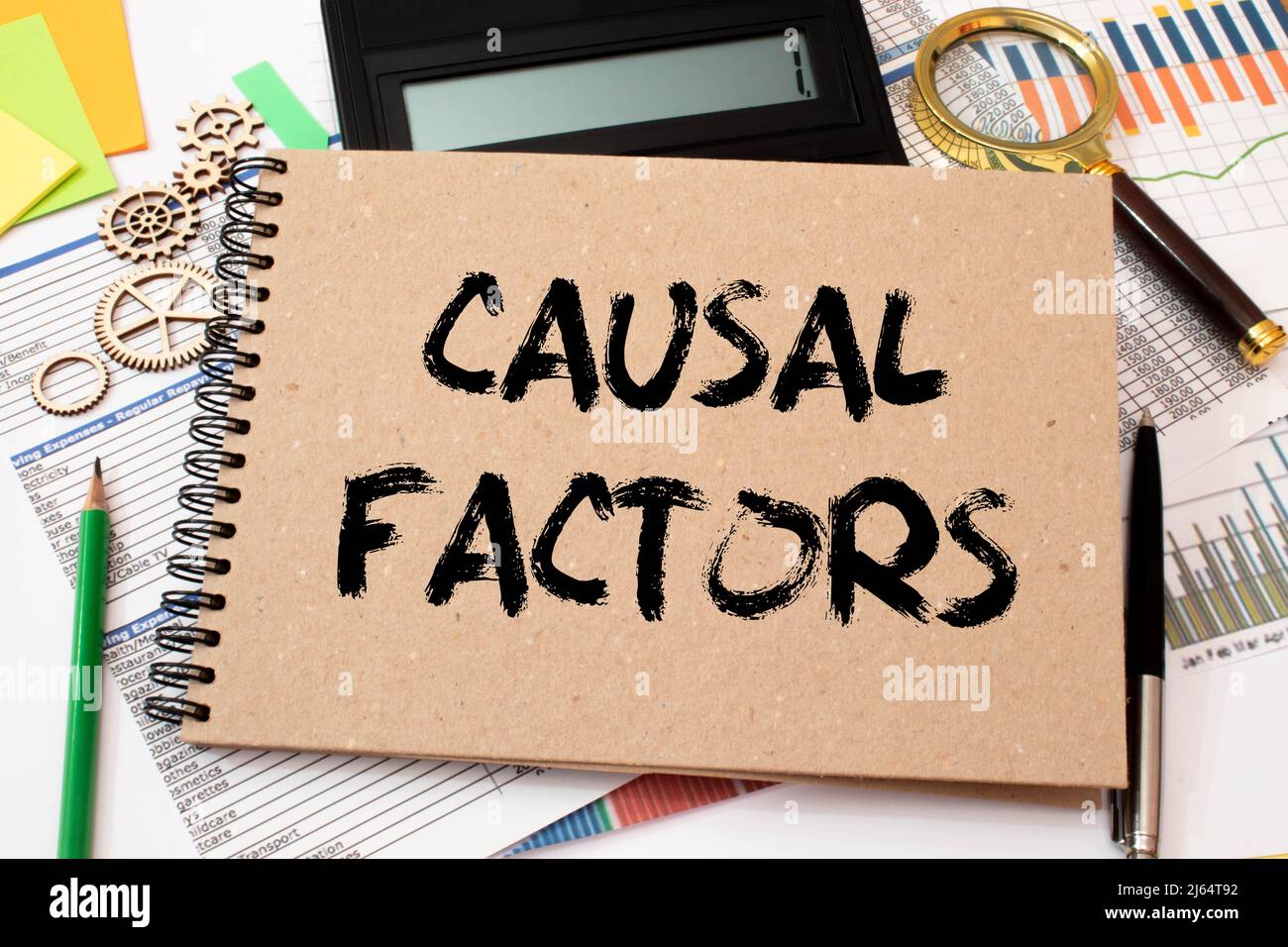Causal forecasting is shown on a photo using the text Stock Photo - Alamy